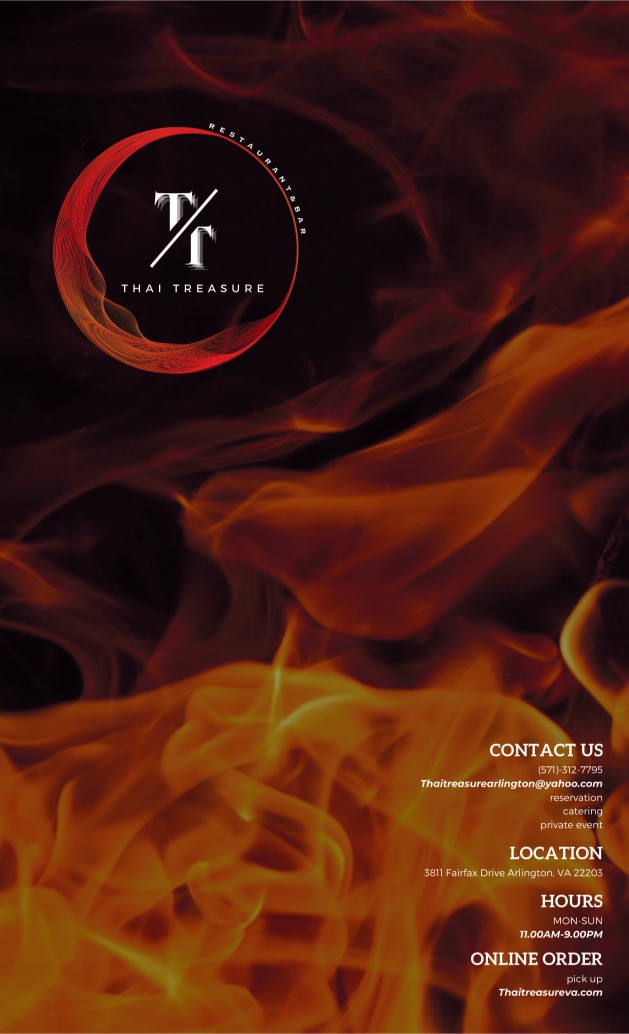 Menu | Thai Treasure